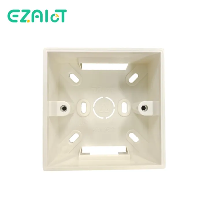 [HOT W] ezAIoT 86X86 Wall Box PVC Mounting Box Standard Junction ...