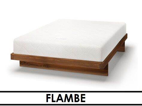 0069 - FLAMBE wooden bed frame | Lazada PH