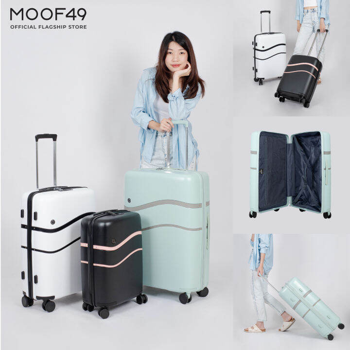 MOOF49 กระเป๋าเดินทางรุ่น WHALE Luggage ขนาด (20"/24"/28") วัสดุ PC100% อะไหล่คุณภาพสูง (รับ ...