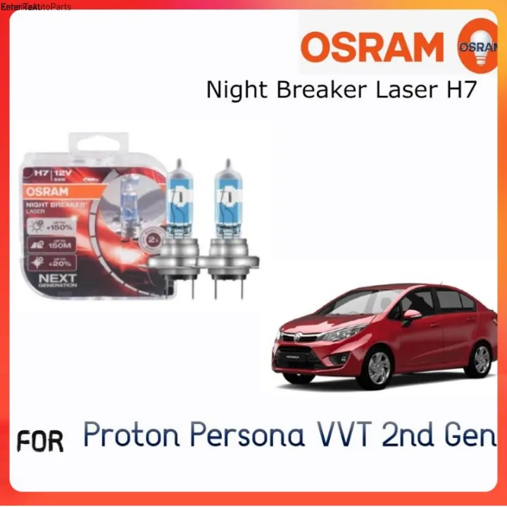 OSRAM Night Breaker Laser H7 Headlight Bulb for Proton Persona VVT 2nd ...