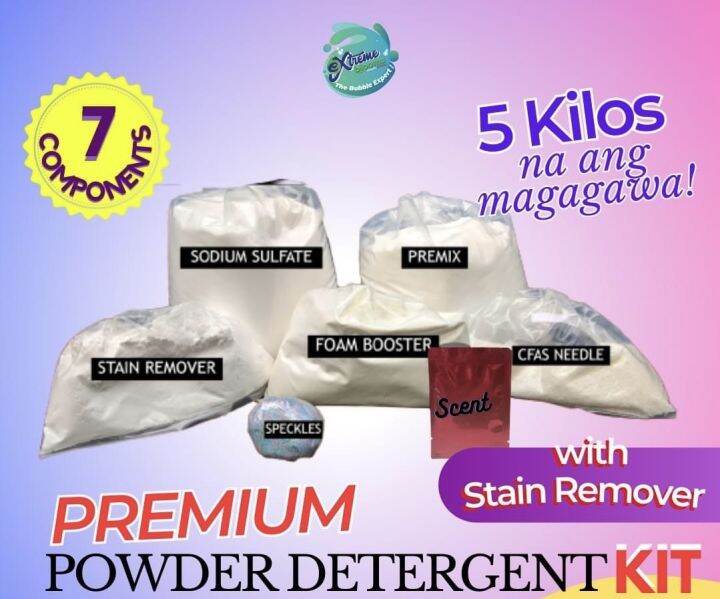 Negosyo Kit (Premium Powder Detergent kit 5kilo) 7 Component | Lazada PH