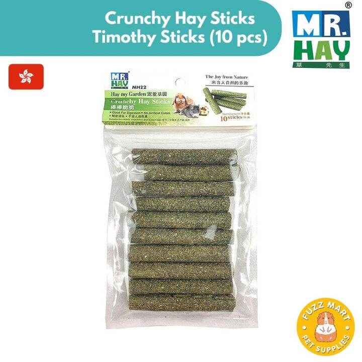 Mr. Hay Crunchy Timothy Hay Sticks (10 pieces) | Lazada PH