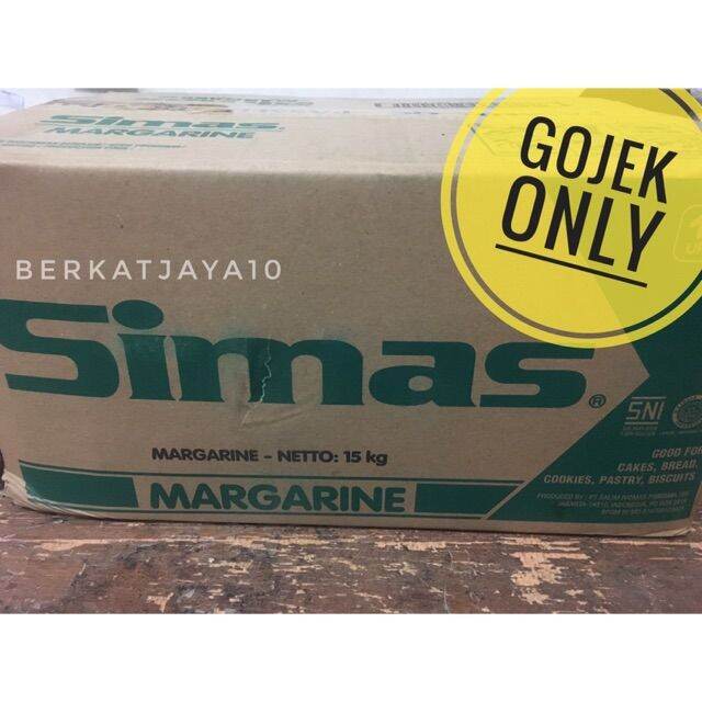 MURAH Mentega SIMAS 15 Kg Margarine Dus Karton | Lazada Indonesia