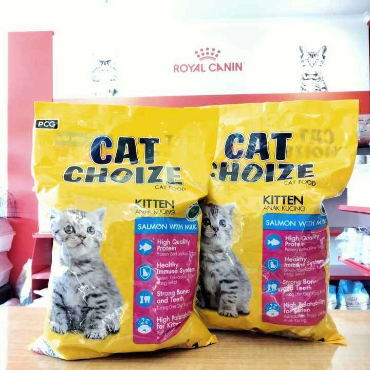 cat choice kitten salmon 1kg | Lazada Indonesia