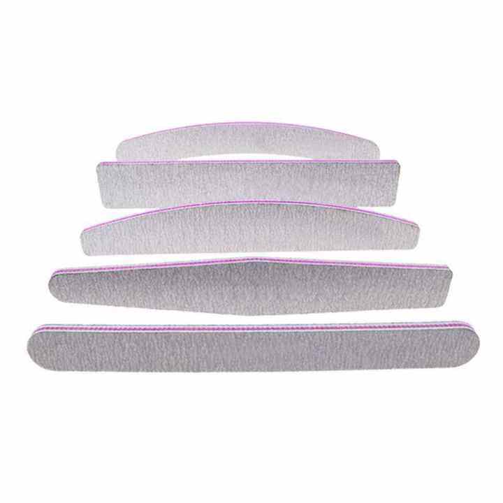 Lot 5 Art Files Set Sanding Buffing Half Moon File Manicure Tools ...