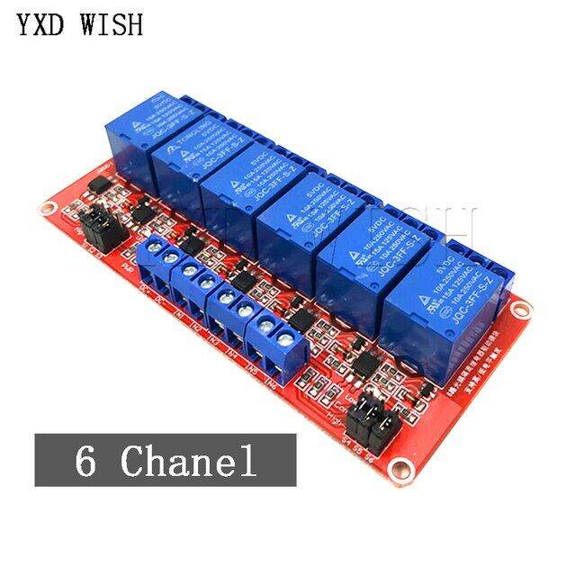 【Worth-Buy】 5v 12v 24v Relay Module With Optocoupler Relay Output 1 2 4 6 8 Way Relay Module For ...