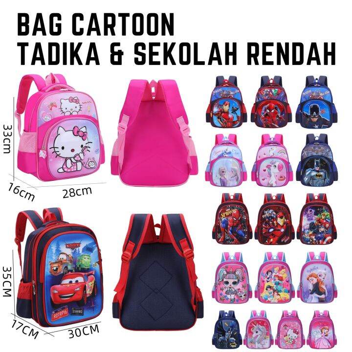 Beg Galas Budak - Beg Cartoon Sekolah Tadika / Sekolah Rendah ...