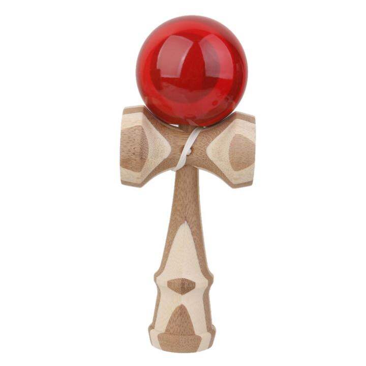 LazaraSuper Safety Japanese Bamboo Kendama Toys Kids Learning ...