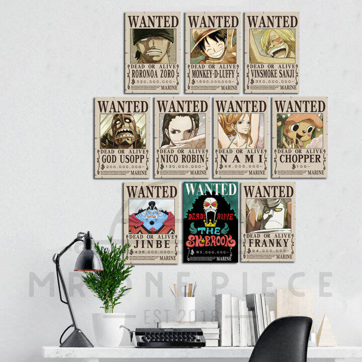 One Piece Anime Wanted Posters One Piece Wanted Poster, 46% OFF