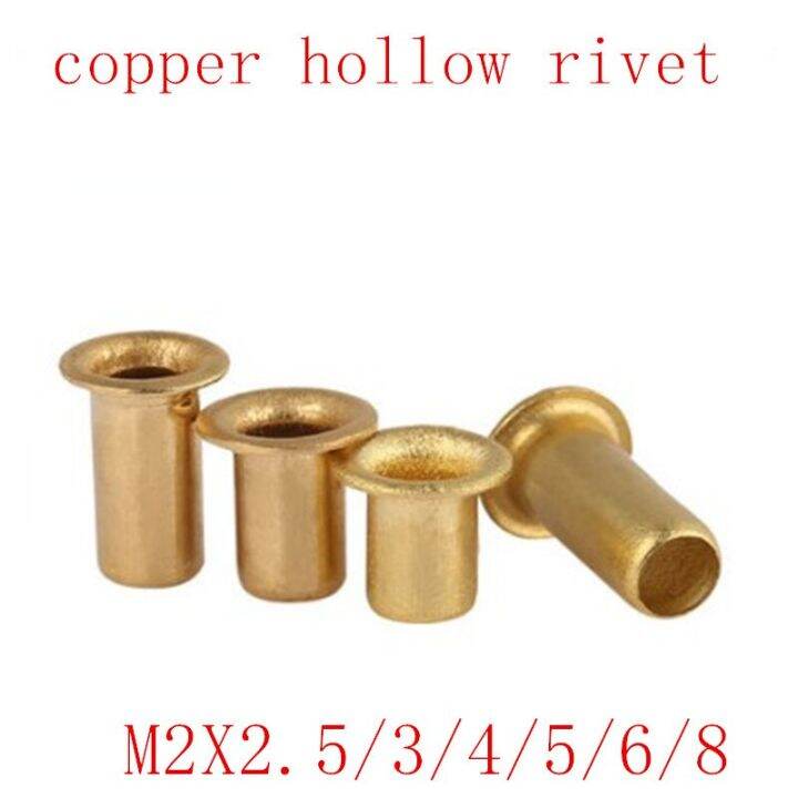 100pcs/lot M2*3/4/5/6/8 Tubular Rivets Double-sided Circuit Board Pcb ...