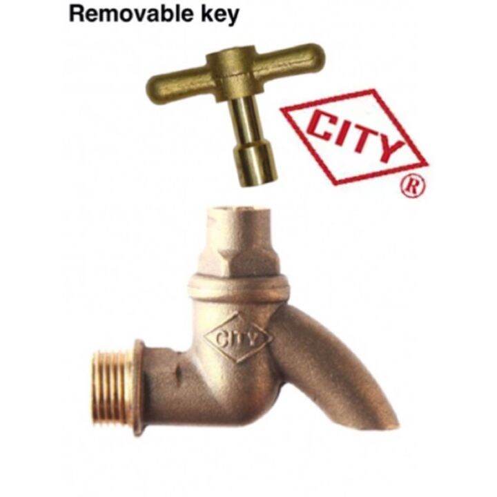 [READY STOCKS] 1/2" CITY DIN BRASS LOOSE KEY TAP / BRASS WATER TAP ...
