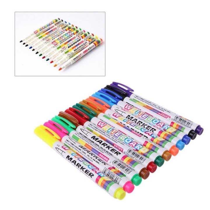 12 Colors White Board Marker for kids | Lazada PH
