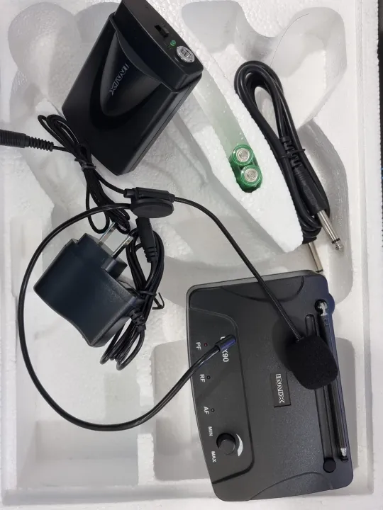 IMIX TRIDENT SINGAL CHANNE WIRELESS MICROPHONE WITH SMALL RECEIVER VHF ...