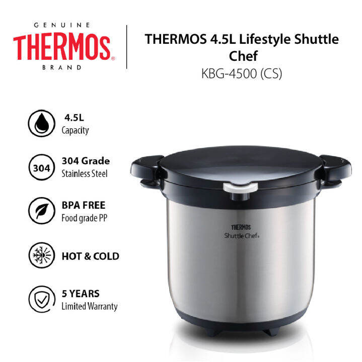 THERMOS 4.5L Lifestyle Shuttle Chef (KBG-4500) | Lazada