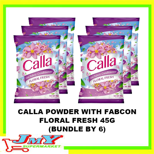 JMY CALLA LAUNDRY POWDER WITH FABRIC CONDITIONER FLORAL FRESH (VIOLET ...