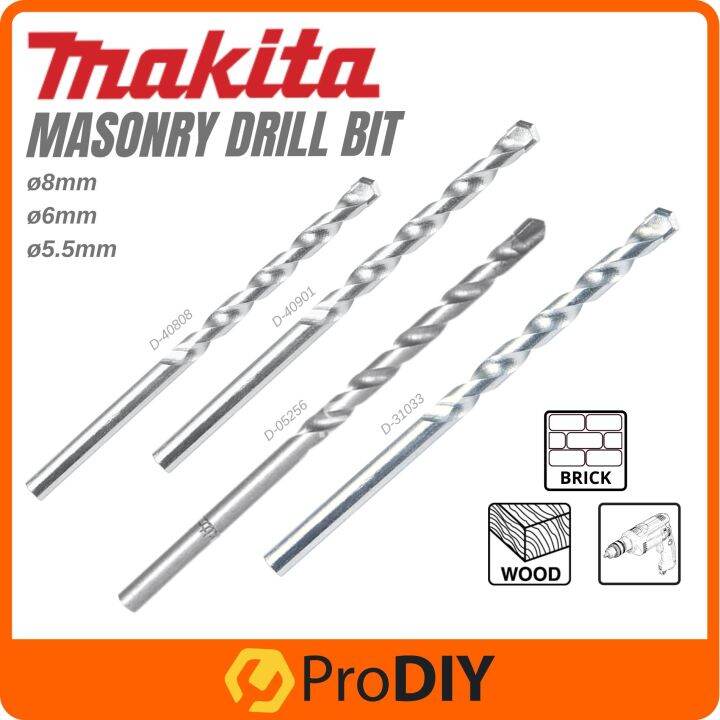 MAKITA Masonry Drill Bit Multipurpose Drill Bit Hammer Drill for Wall ...