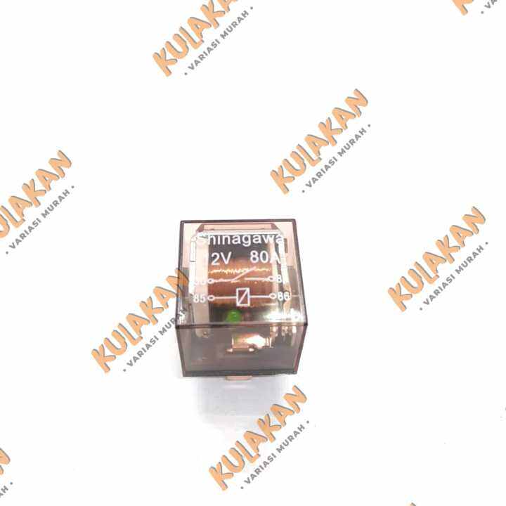 Relay Klakson Lampu Transparan 4 Kaki Pin 12 Volt Indikator LED ...