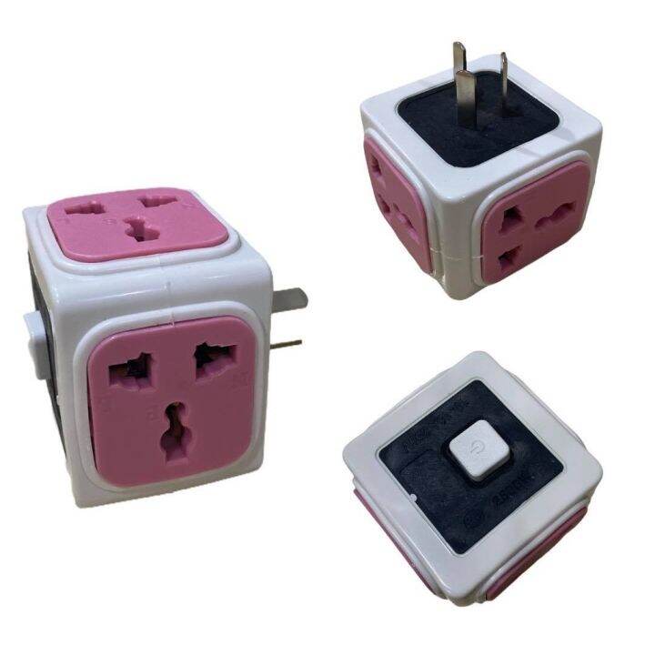 Pink Adapter and Plug (Universal Socket)(Plug: Type I) | Lazada PH