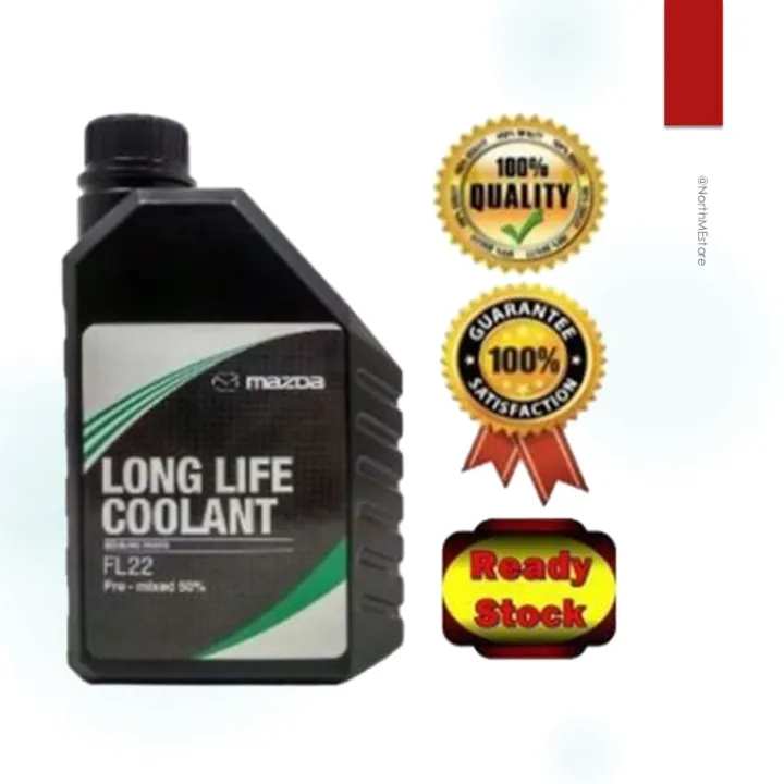 [100% GENUINE] MAZDA LONG LIFE COOLANT FL22 (PRE-MIXED 50%) 1 LITER ...