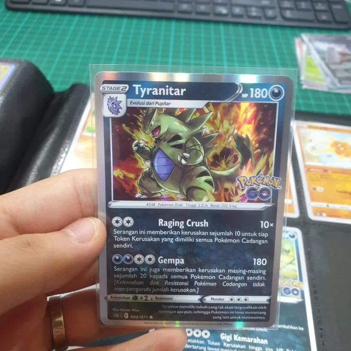 Kartu Pokemon Indonesia - Pokemon Go S10b - Tyranitar | Lazada Indonesia