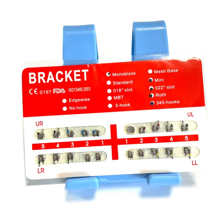 10Packs Red Card Ortho Roth/MBT 345 Hooks 0.022 Metal Bracket | Lazada PH
