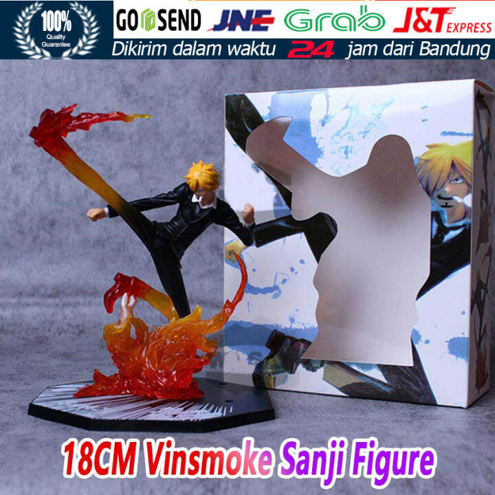 Action figure Sanji One Piece Tendangan Api Miniature Toy Mainan Action ...
