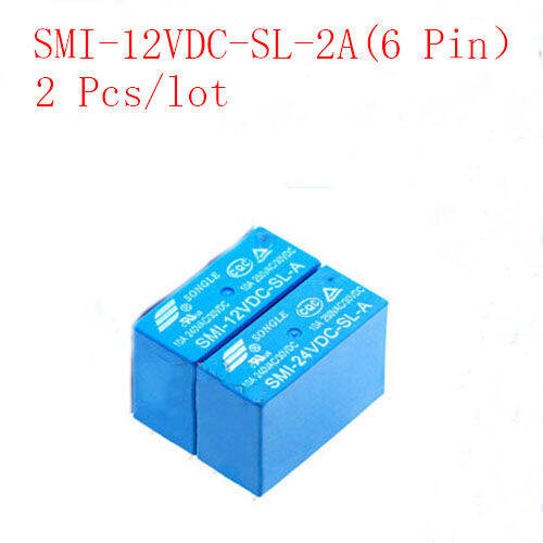 2 Pcs/lot SMI-12VDC-SL-2A Relay Module 6 Pin | Lazada PH