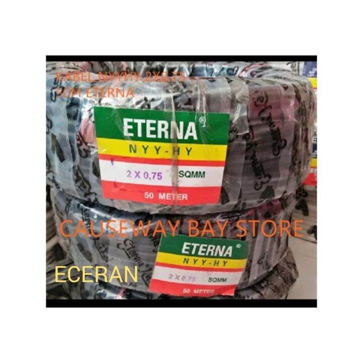 KABEL NYYHY 2X0.75 ECERAN ETERNA (PER METER) | Lazada Indonesia