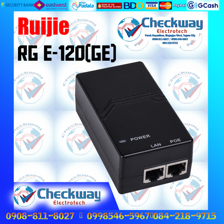 Ruijie RG-E-120(GE), Power Injector | CHECKWAY ELECTROTECH | Lazada PH