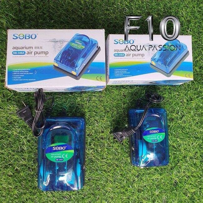 Máy sủi oxy - Sủi oxi bể cá mini SOBO VIPSUN RS 248A 348A nhỏ gọn tiết ...