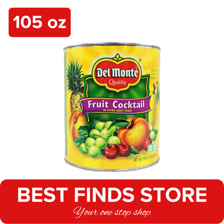 Del Monte Fruit Cocktail in Extra Light Syrup, 105 oz can / 3KG | Lazada PH