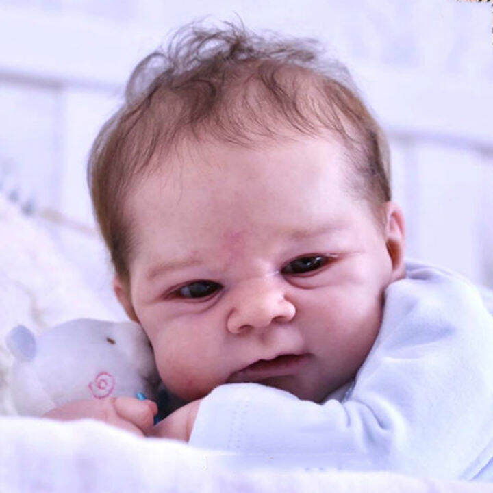 （HOT)RBG Reborn Blank Doll kit 17 Inch Elijah Vinyl Kit Unpainted ...