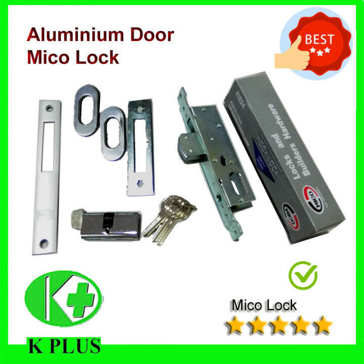 Mico Narrow Aluminum Frame Swing Door Lock MC41054 Aluminium door lock ...