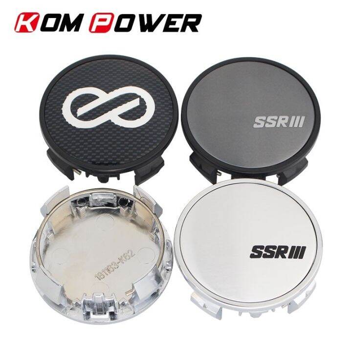 4ชิ้น 62มม ฝาครอบดุมล้อ ENKEI ศูนย์ล้อหมวก SSR RACING สัญลักษณ์สติกเกอร ...