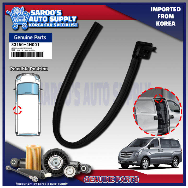 [Genuine] Sliding Door Weather Strip For Hyundai Grand Starex (07-21 ...
