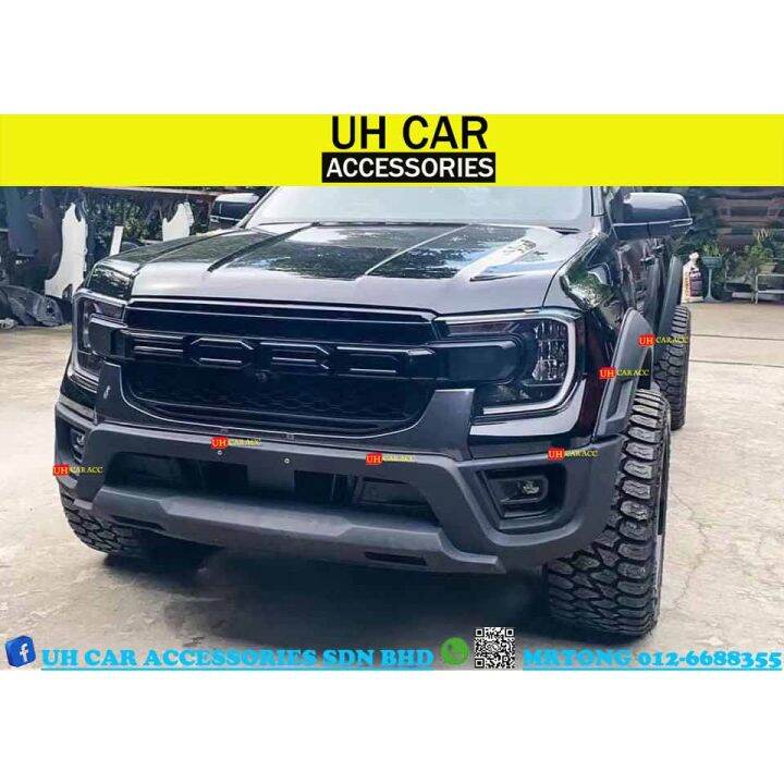 FORD RANGER T9 WILDTRAK FRONT BUMPER GUARD SKIRT SKIRTING FENDER ARCH ...