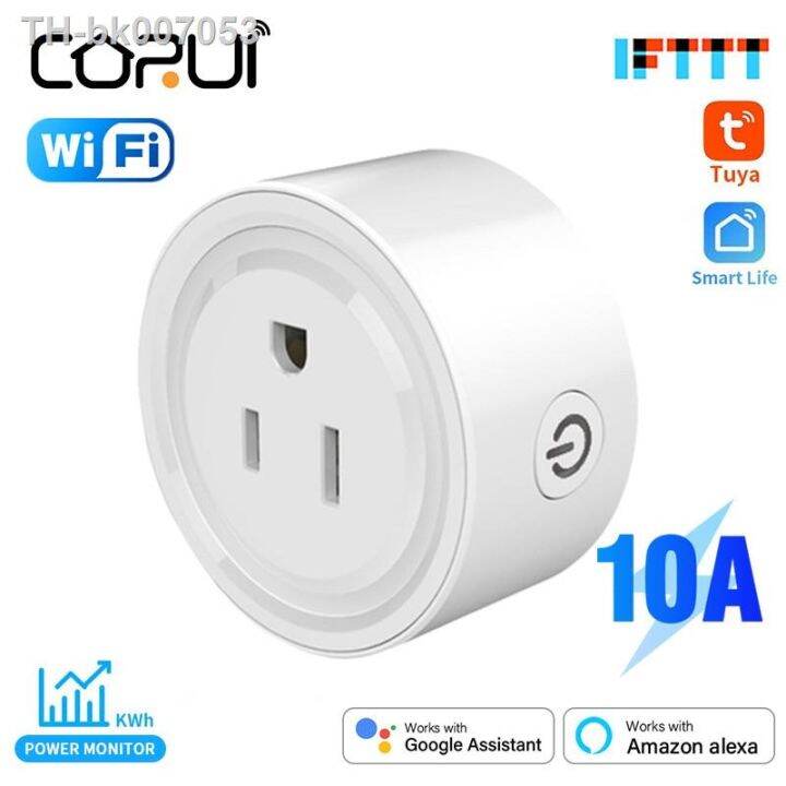 ♨ CoRui Tuya Zigbee Smart Socket Directly Connected To ALexa Tuya And Other ZigBee Gateway Smart ...