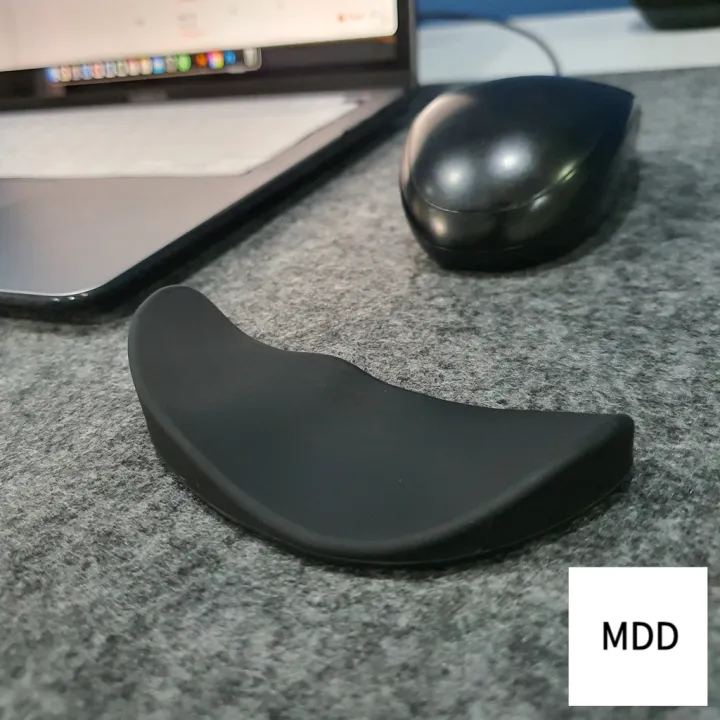 MDD Mouse Wrist Rest Support Ergonomic Modern Design (Black Grey ...