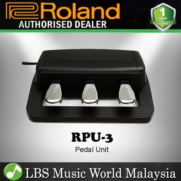 Roland RPU-3 3 Triple Foot Sustain Pedal Damper For Digital Piano (RPU3 ...
