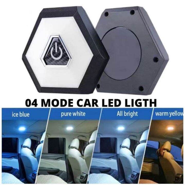 Car Reading Light Rechargeable Highlight Magnetic LED Car Interior Dome ...