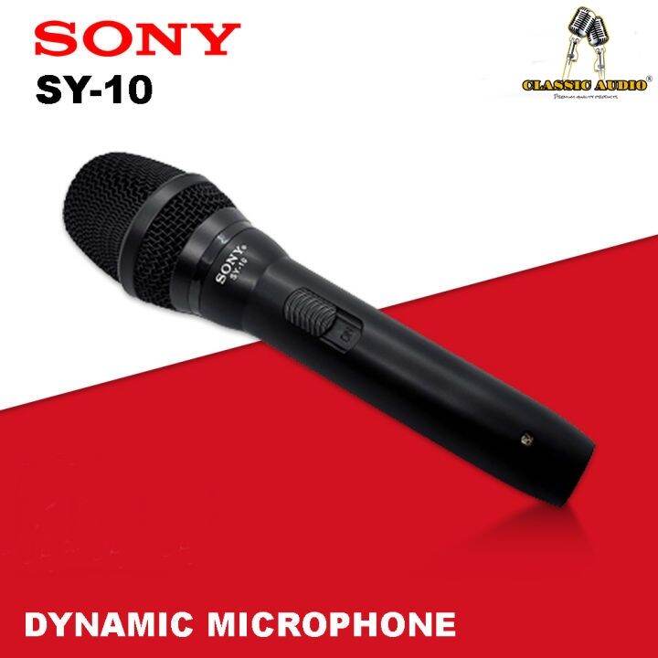 SONY SY-10 Microphone Professional Dynamic Mic For Vocal/Karaoke ...