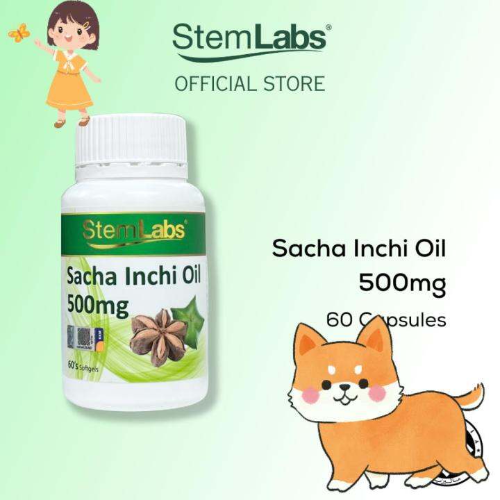 StemLabs Sacha Inchi Oil 500mg 60's Minyak Sacha Inchi Jakim Halal EXP ...