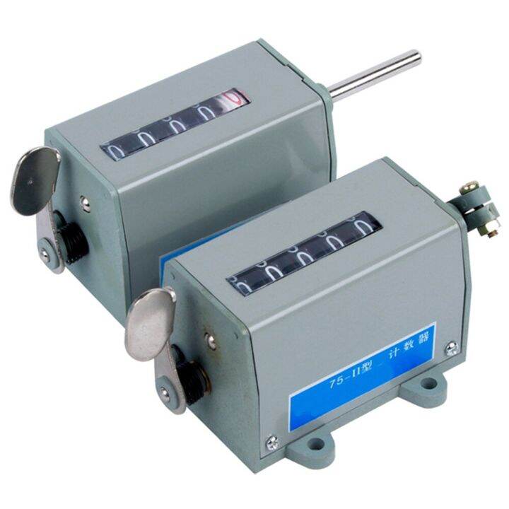 75-I 75-II 5 Digits Counter Machine Tool Machinery Rotating Speed Meter ...