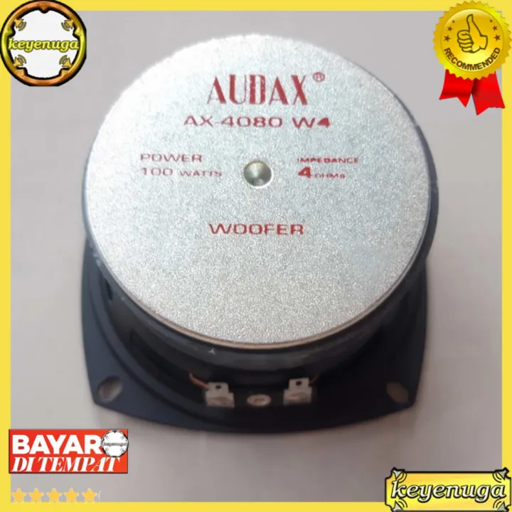 AUDAX 4080 SPEAKER 4 INCH WOOFER AUDAX AX 4080 W4 100 WATT keyenuga ...