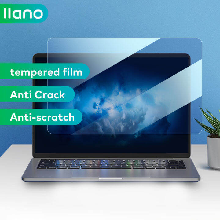 llano HD Clear Computer Screen Protector Full Coverage Laptop Tempered ...