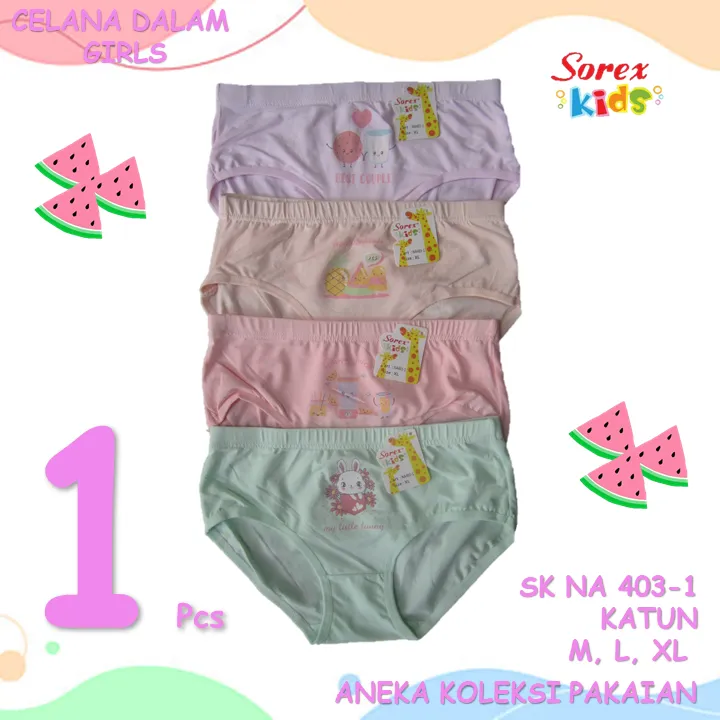 Celana Dalam Kancut Anak Cewek / CD Sempak Anak Perempuan Sorex Kids NA ...