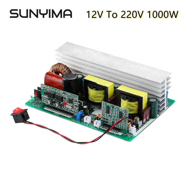 SUNYIMA 1Pc Inverter 12V To 220V 1000w Pure Sine Wave Invertor Car ...