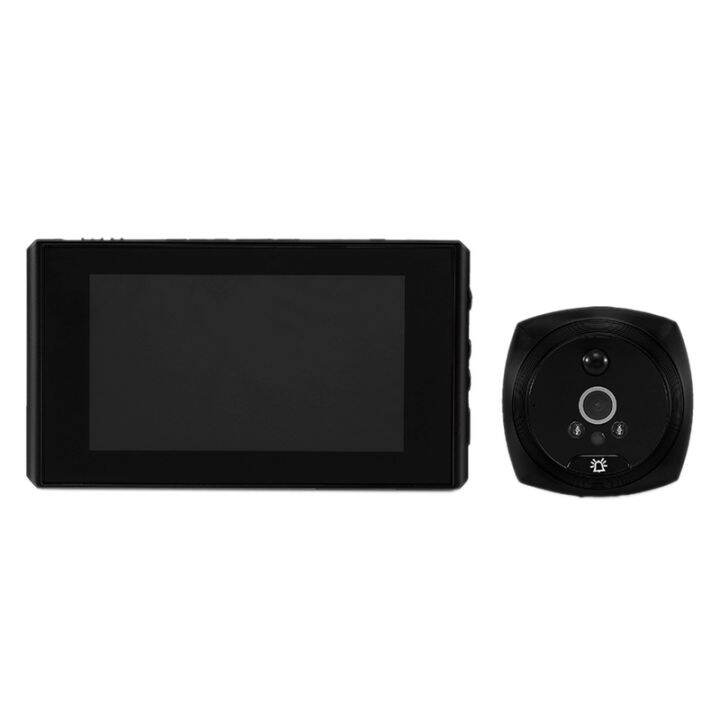4.3 Inch LCD Screen Digital Doorbell 160° Door Eye Electronic Peephole ...