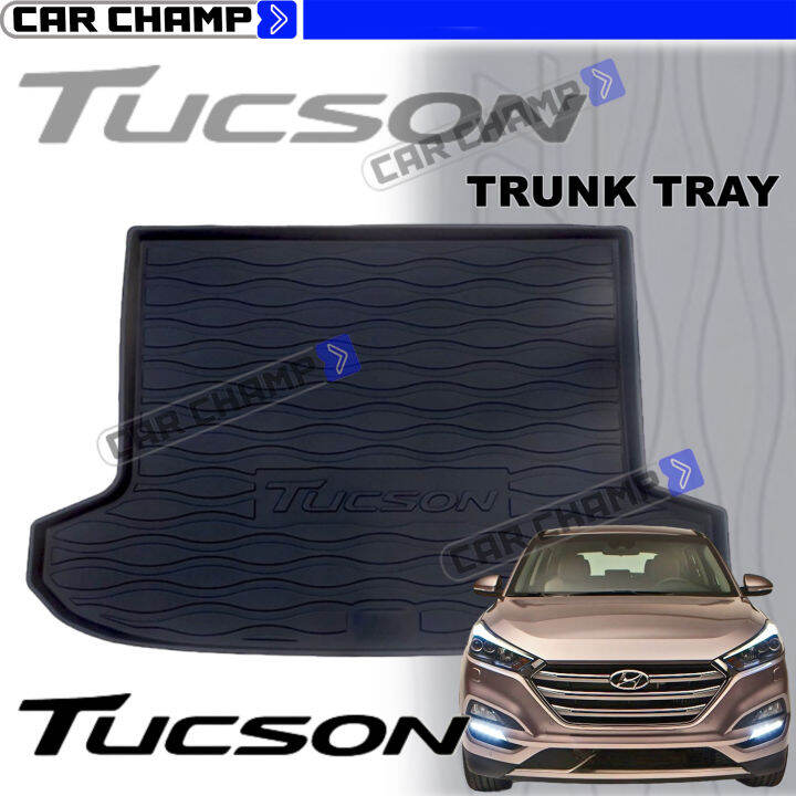 Tucson 2016 to 2022 OEM Trunk Cargo Tray [ V1 OEM / V2 PREMIUM MATERIAL ...
