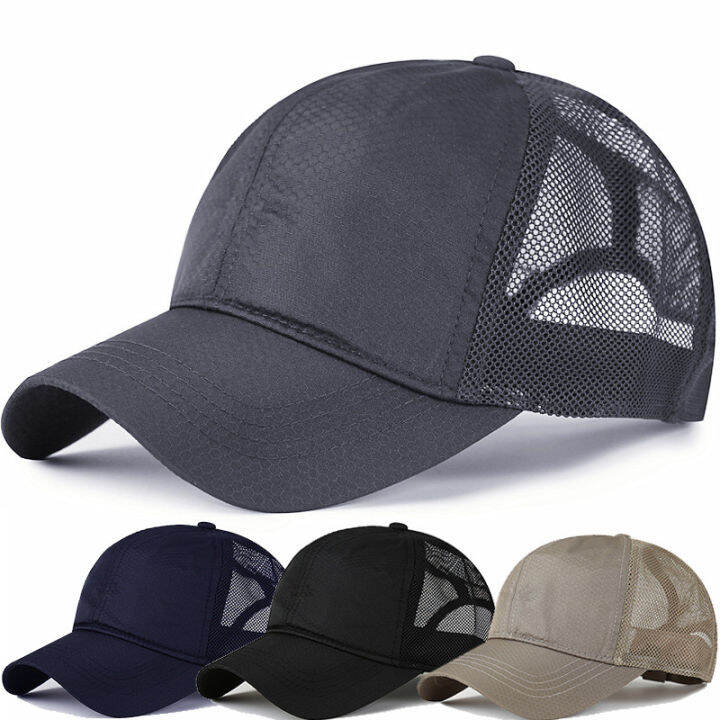 Plus Size Baseball Cap for Man Adult Summer Mesh Hip Hop Hat Big Head ...
